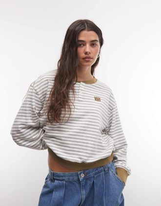 Vans Molly pull-over henley blanc