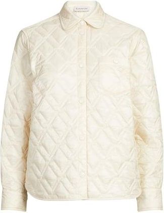 Moncler Veste matelass&eacute;e en coton m&eacute;lang&eacute;