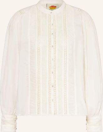 Farm Rio Farm Rio Bluse Mit Spitze weiss