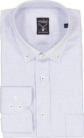 van Laack Herren Hemd blau gestreift Comfort Fit