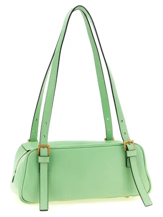 Versace Womens Bicolor Lamb Leather Shoulder Bag