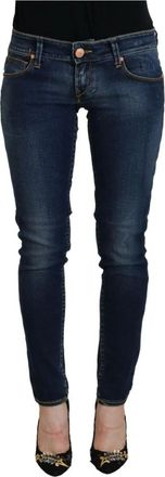 Acht Acht, Femme, Jeans, Bleu, Taille: W26 Pantalon en denim taille basse