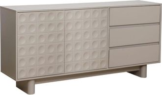Oviala Modernes rechteckiges Sideboard mit L160 cm beige