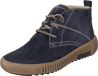 Josef Seibel Damen Schnürstiefeletten Maren 02,Weite G (Normal),Wechselfußbett,uebergangsstiefel,schnürboots,warm,Boots,Blau (Ocean),37 EU