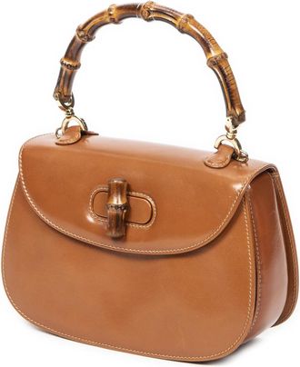 Gucci Crossbody Bags - Small Bamboo Top Handle Flap - Gr. unisize - in Braun - f&uuml;r Damen