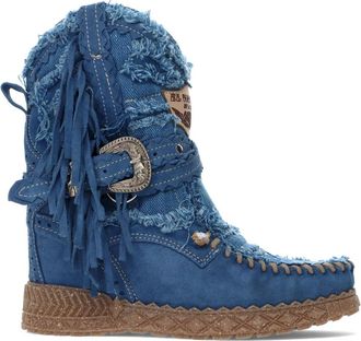 El Vaquero Femme, Chaussures, Bleu, Taille: 39 EU Arya Bottes &agrave; cheville