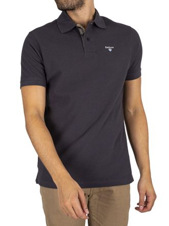 Barbour Tartan Pique Poloshirt, Blau