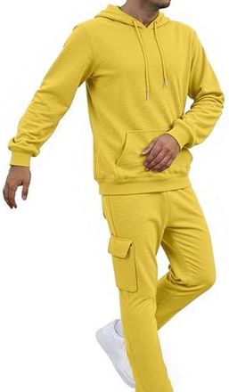 Generic Ensemble Homme, Surv&ecirc;tement Homme &agrave; Capuche Avec fermeture &eacute;clair Surv&ecirc;Tement de Sport Ensemble Veste Pantalon Jogging Combinaison Jogging Sweat-Shirt