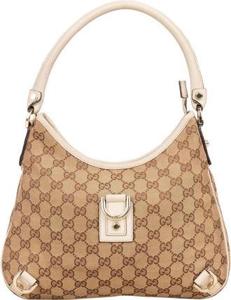 Gucci Crossbody Bags - Gucci GG Monogram Abbey Handbag - Gr. unisize - in Braun - f&uuml;r Damen