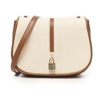 V° 73 Femme, Sacs, Beige, Taille: ONE Size Sac bandoulière personnalisé avec cadenas