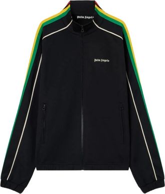 Palm Angels Homme, Sweatshirts et sweats &agrave; capuche, Noir, Taille: L SweaT-shirt zipp&eacute;