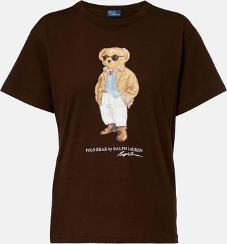 Polo Ralph Lauren T-Shirt Polo Bear aus Baumwoll-Jersey