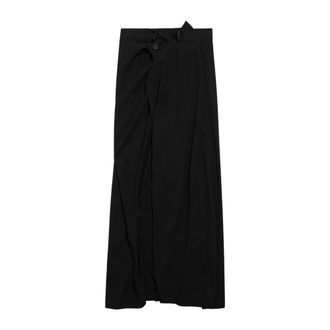 Balenciaga Schwarzer Rock mit Frontschlitz - - Skirts - Damen - Schwarzk - XS
