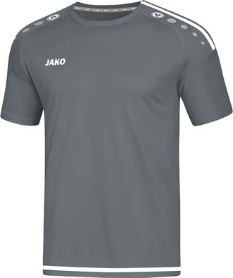 Jako Kinder Trikot Striker 2.0 KA, steingrau/weiß, 140, 4219