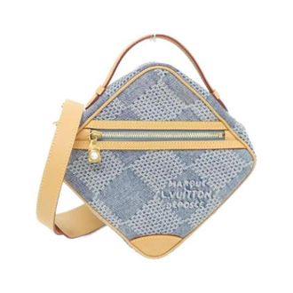 Louis Vuitton Pre-owned Damier Denim 3D Chess Messenger Bag - - Pre-owned - Damen - Blau - ONE SIZE