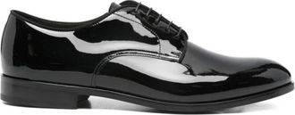 Doucal's Homme, Chaussures, Noir, Taille: 41 1/2 EU Chaussures Derby en cuir verni