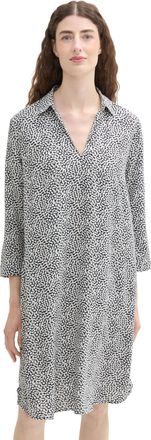 Tom Tailor Damen 1043046 Hemd Kleid mit Muster, 35891-Organic Navy Dot Design, 38