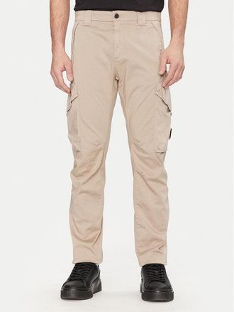 C.P. Company Stoffhose 18CMPA058A005694G Khakifarben Regular Fit