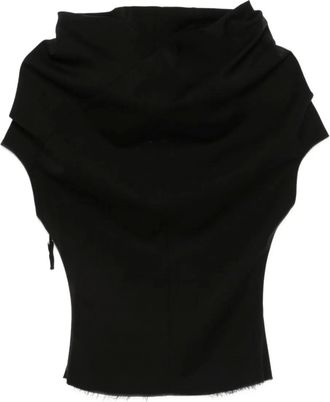 Rick Owens haut Shroud - Noir