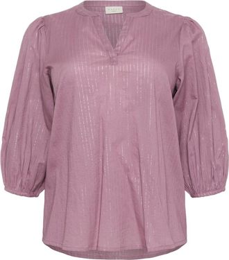 Kaffe Curve Femme, Blouses et Chemises, Rose, Taille: 46 FR Blouses