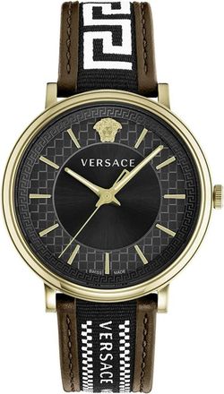 Versace V-Circle Greca Edition - - Accessories - Herren - Braun - ONE SIZE