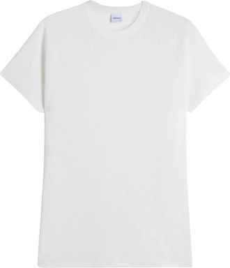Aspesi Homme, Tops, Blanc, Taille: XL Pull Raglan en Micro Gaufre de Coton