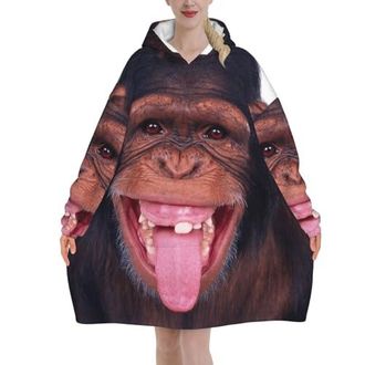 Generic Bigfoot Sweat &agrave; capuche camouflage pour femme et homme adulte surdimensionn&eacute; pour une couverture douce et chaude