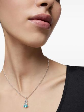 Tous Halskette mit blauem Bärenanhänger - Grau