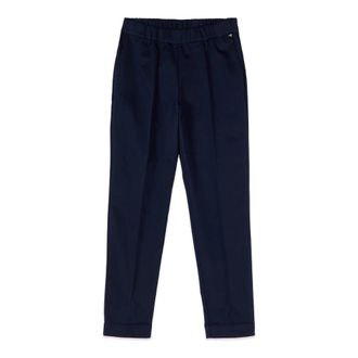 Oltre Chinos aus Baumwoll-Gabardine-Mischung - - Trousers - Damen - Blau - M