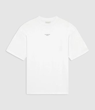 Dr&ocirc;le de Monsieur T-Shirt Classic Slogan Optic White