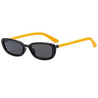 Generic Lunettes De Soleil D&eacute;coratives For Hommes Et Femmes, Monture &Agrave; Petite, Id&eacute;ales For Les Vacances D&eacute;placements(Yellow)