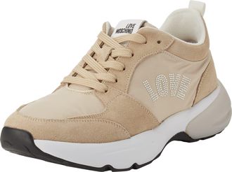 Love Moschino Damen Sneakerd.sporty50 Crosta+Nylon Sneaker, Mehrfarbig, 39 EU