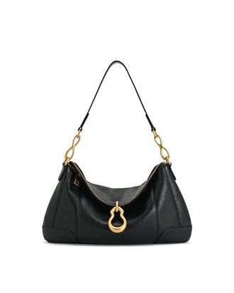 JW PEI Jayla Sac bandouli&egrave;re orn&eacute; dun pendentif en m&eacute;tal pour femme - Noir