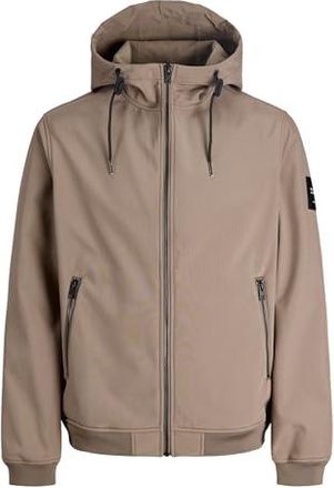 Jack & Jones Jack & Jones Jjebasic Noos Veste Softshell &agrave; Capuche, Falcon, x_l