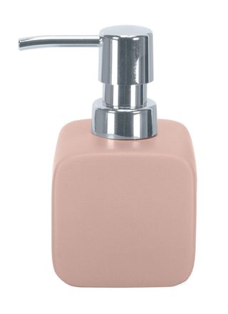Kleine Wolke 5066413854 Seifenspender Cubic, Accessoires, pastellrose, 7.3 x 7.3 x 12,7 cm