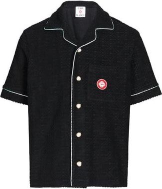 Casablanca Chemise à jacquard monogrammé