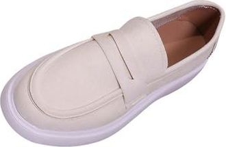 Generic Mocassins larges pour femme - Bout rond - &Eacute;l&eacute;gantes - Classiques - Polyvalentes - Respirantes - Confortables - &Agrave; enfiler - Chaussures d&eacute;contract&eacute;es - 