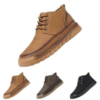 Generic Bottes dhiver imperm&eacute;ables chaudes et antid&eacute;rapantes pour homme - Bottes de neige thermiques doubl&eacute;es de fourrure - Chaussures de trekking antid&eacute;rapan