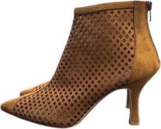 Ovye By Cristina Lucchi Femme, Chaussures, Brun, Taille: 38 EU Tronchetto Traforato Lf2164M198