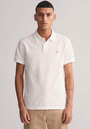 GANT Poloshirt SLIM SHIELD SS PIQUE POLO mit Logostickerei auf der Brust
