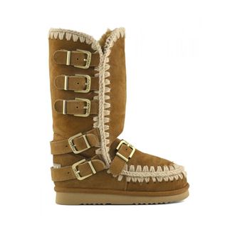 Mou Femme, Chaussures, Brun, Taille: 38 EU Eskimo 40 Buckle Straps