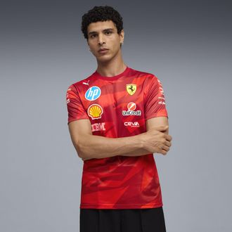 Puma T-shirt Replica Vegas 20 Years of Rouge Scuderia Ferrari HP Homme, V&ecirc;tements, L