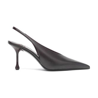 Jimmy Choo London Femme, Chaussures, Rouge, Taille: 40 EU Chaussures en cuir de veau merlot profond