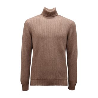 Alpha Studio Dolcevita Kaschmir Rollkragenpullover - - Knitwear - Herren - Beige - L