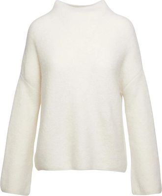 Wakakuu Icons Femme, Pulls, Blanc, Taille: 40 FR Cruz Funnel Neck Sweater