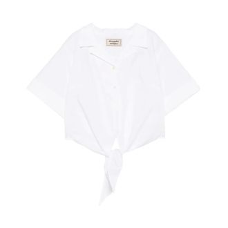 Alessandro Enriquez Femme, Blouses et Chemises, Blanc, Taille: 36 FR Blouse