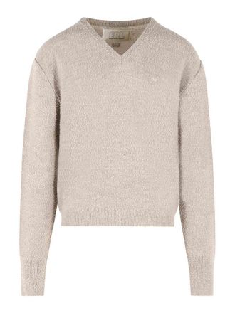 ERL Pull Col Rond - Beige