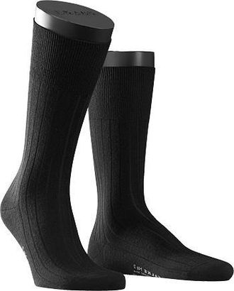 Falke Herren Socken schwarz Kaschmir unifarben