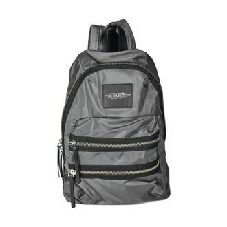 Marc Jacobs Femme, Sacs, Gris, Taille: ONE Size Biker Nylon Large Backpack