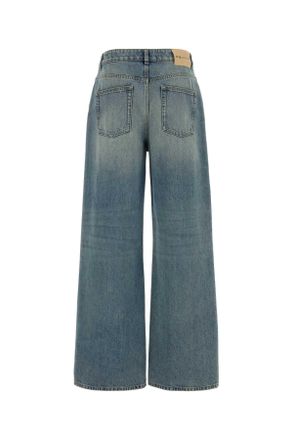 Alexander McQueen Light Blue Wash Cotton Jeans - Blue